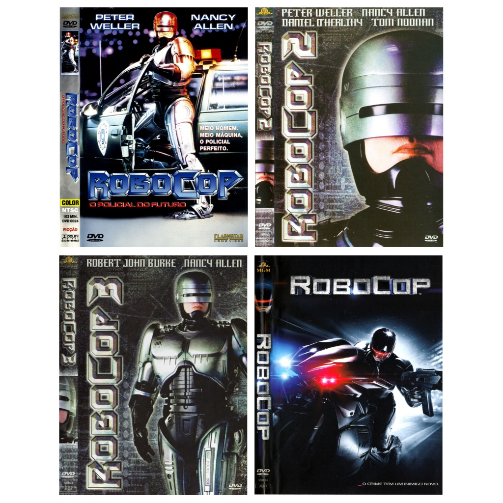 Coleção Dvds Filmes: Robocop - Dublado e Legendado | Shopee Brasil
