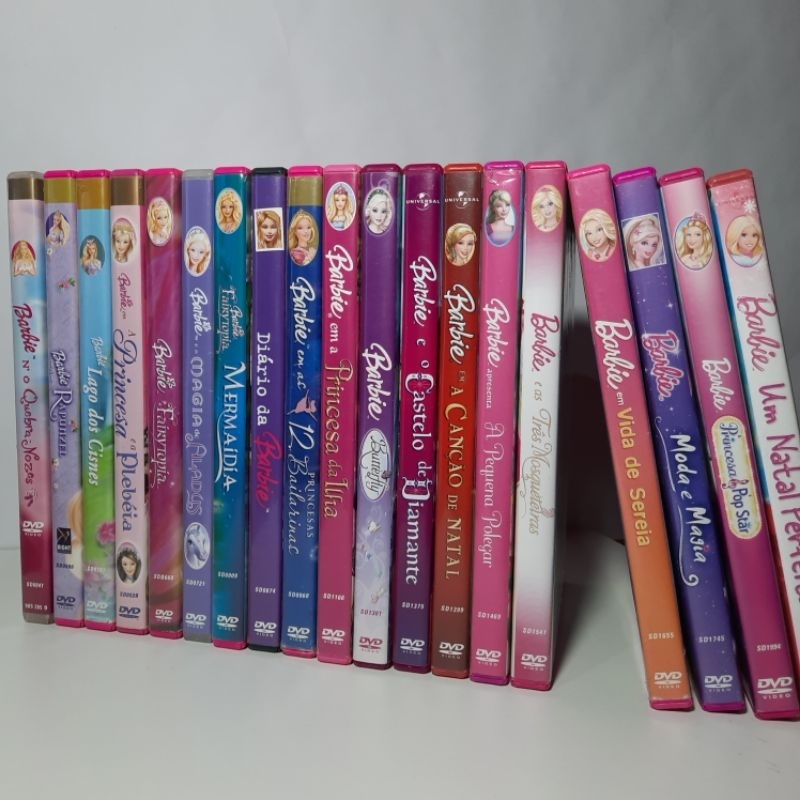 Filmes Clássicos da Barbie - DVDs com encarte | Shopee Brasil