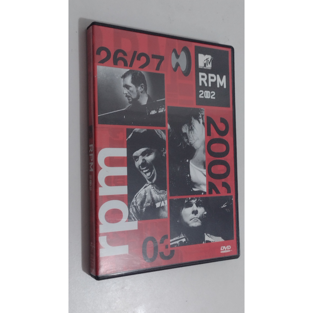 Dvd Rpm - Mtv Ao Vivo 2002 (original) - Paulo Ricardo | Shopee Brasil
