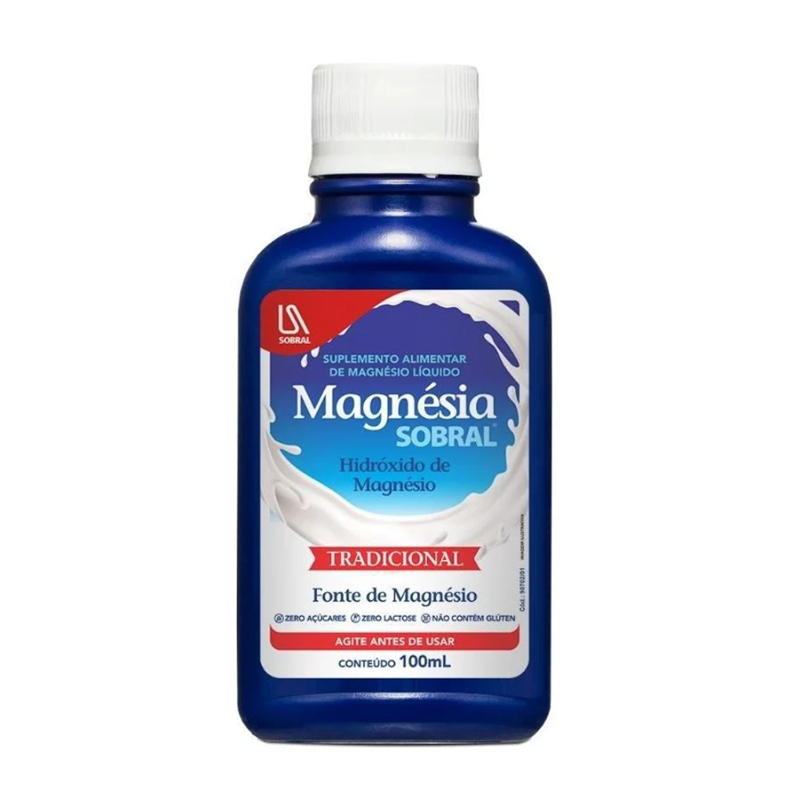 leite de Magnesio Liquido Trasicional 100ml Hidroxido de magnesio ...