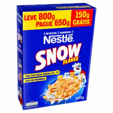 cereal matinal snow flekes 800g , ceral para cafe da manha snow nestle ...
