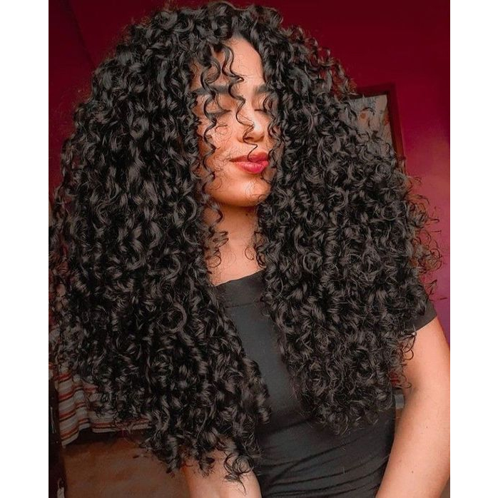 Cabelo Humano Cacheado Caipira Cacho 2 Fechado 75cm 100g Mega Hair ...