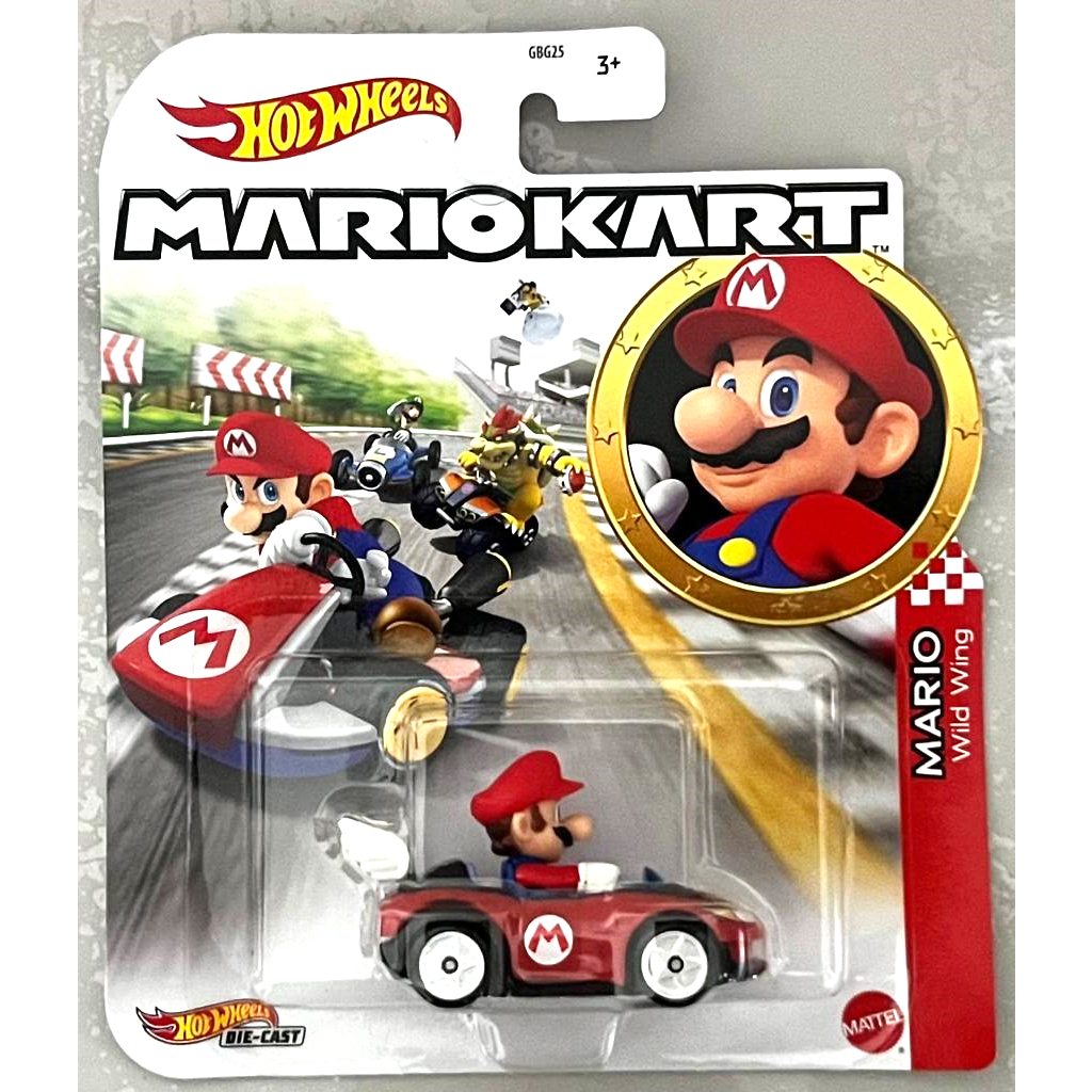 Hot Wheels Mario Kart Mario Wild Wing Lote A 2023 | Shopee Brasil