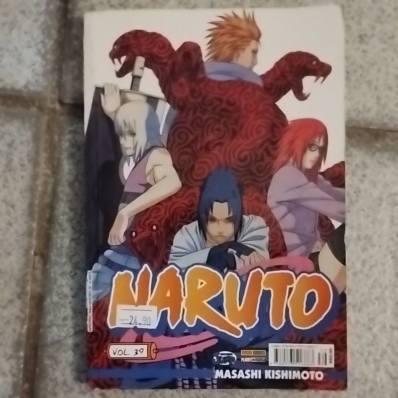 Naruto vol.39-masashi kishimoto | Shopee Brasil