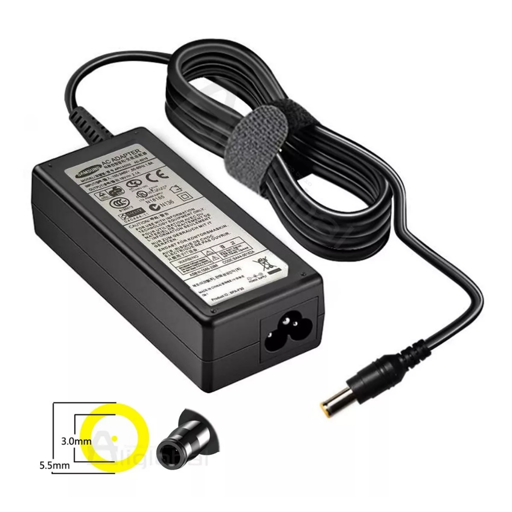 Fonte AAA009 Carregador Compativel com Notebook Samsung 19V/ 3.16A/ 60W ... Fonte AAA009 Carregador Compativel com Notebook Samsung 19V/ 3.16A/ 60W ...