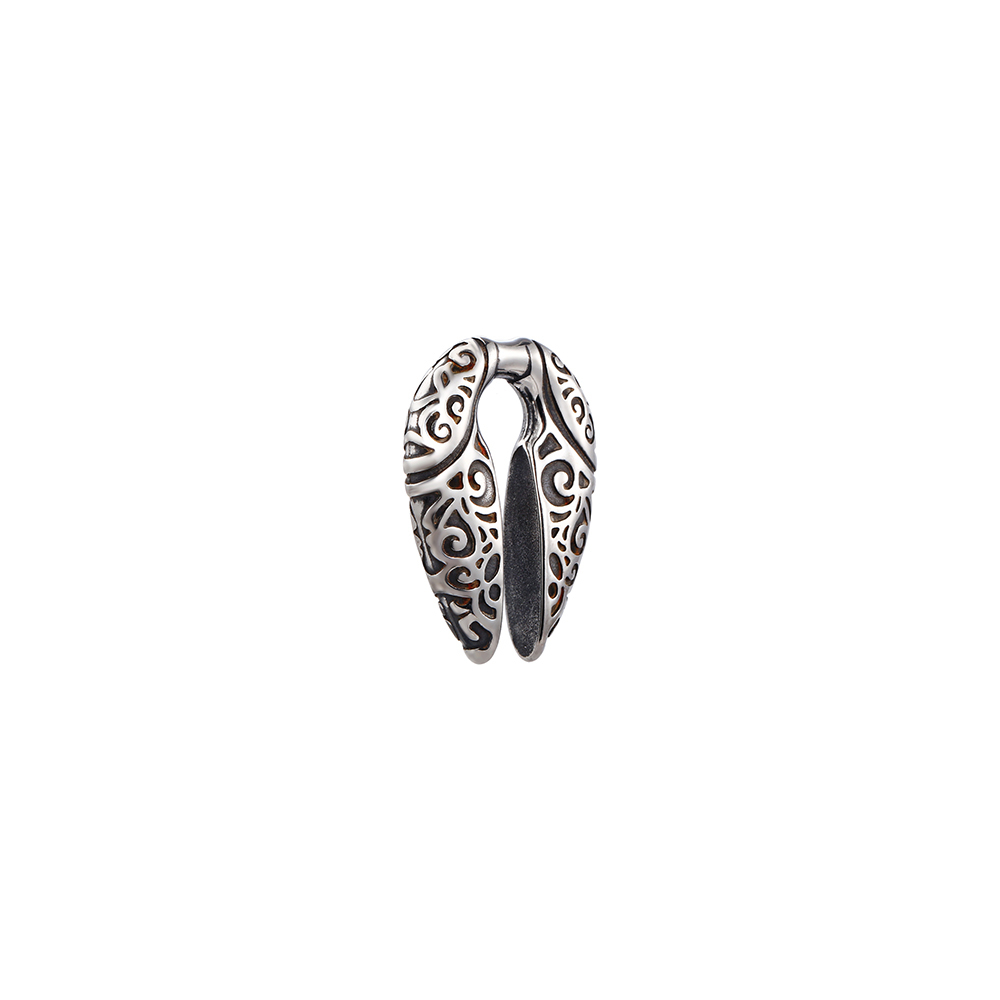 Alargador Pêndulo Tribal em Aço Cirúrgico 316L Lóbulo | Shopee Brasil