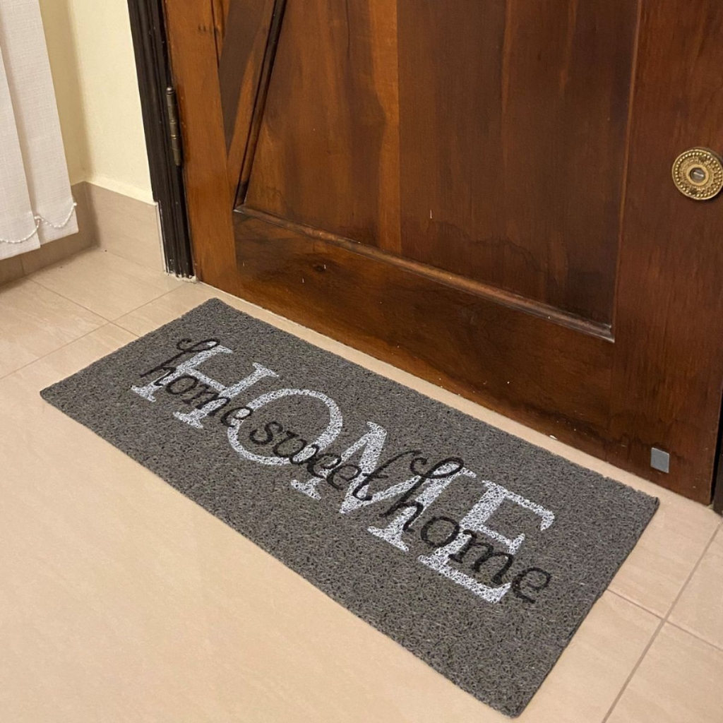 Tapete Entrada Home Sweet Antiderrapante Capacho Home Vinil Long 30 CM ...