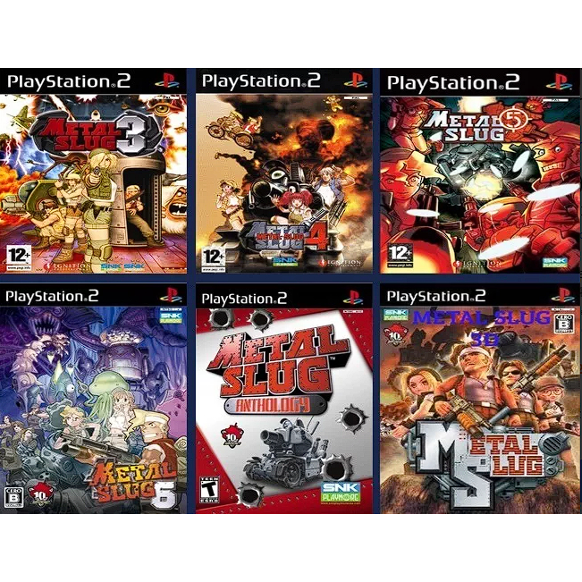 COLEÇÃO METAL SLUG PS2 | Shopee Brasil