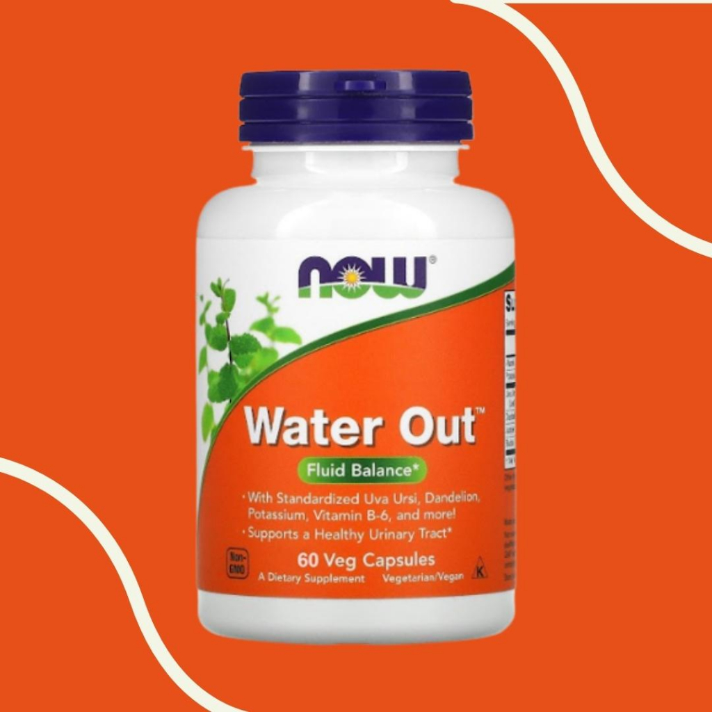 Water Out - NOW FOODS - 60 CAPSULAS - PRONTA ENTREGA | Shopee Brasil