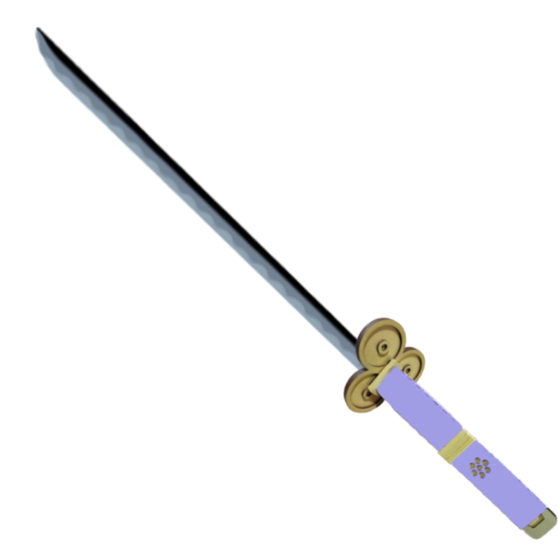 Espada / Katana Enma Zoro One Piece em MDF | Shopee Brasil