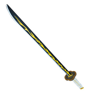 Espada - Nichirin em Madeira Demon Slayer / Kimetsu no Yaiba Zenitsu ...