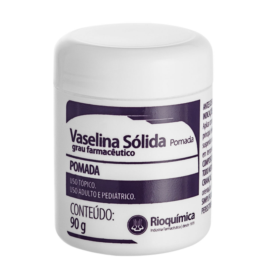 Vaselina Sólida Pomada 90g Hidratante E Emoliente Rioquímica | Shopee ...