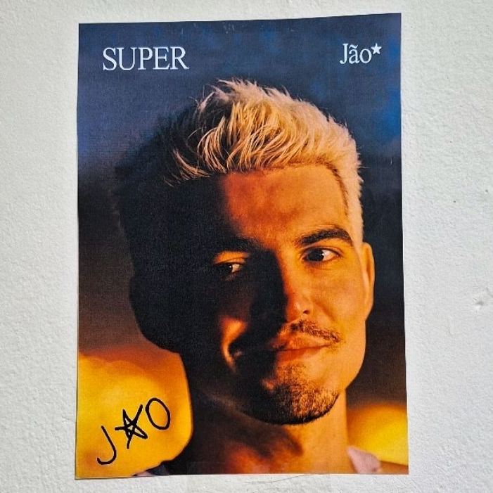 Poster Turnê SUPER do Jão Autografado Audição Ibirapuera Fanmade ...