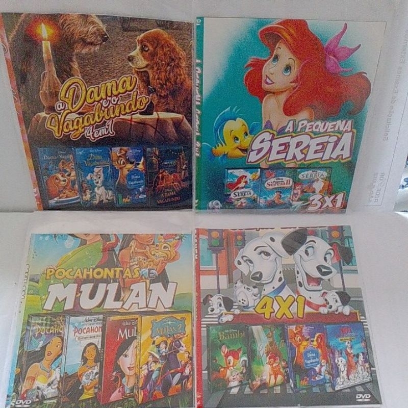 dvd coleção infantil kit 4 dvds raridade novo copia | Shopee Brasil