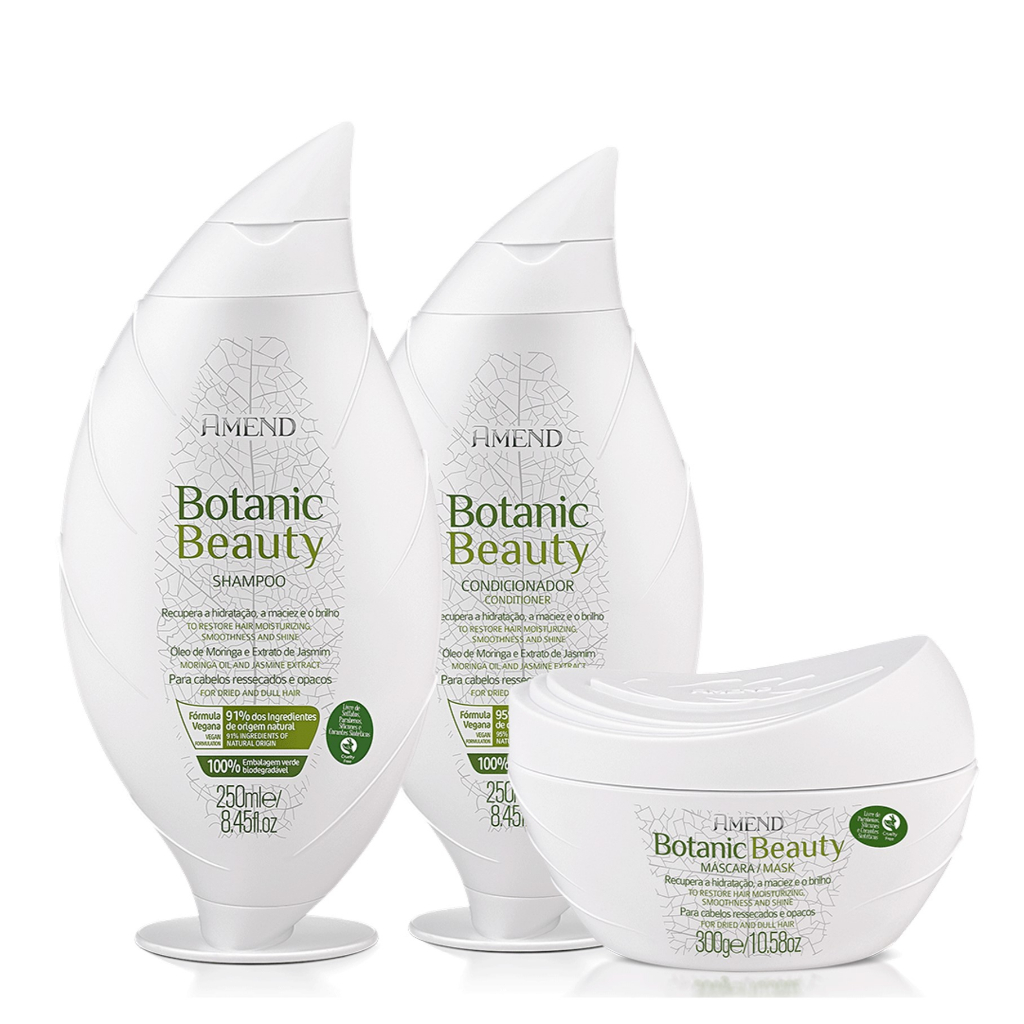Kit Óleo de Moringa Shampoo 250ml + cond 250ml + masc 300ml | Shopee Brasil
