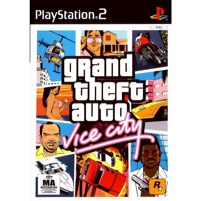 Jogo Grand Theft Auto Vice City (gta) PS2 | Shopee Brasil