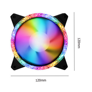 Kit Cooler DIAMOND 3D Fan Rgb 120mm + Controladora Interface SATA ...
