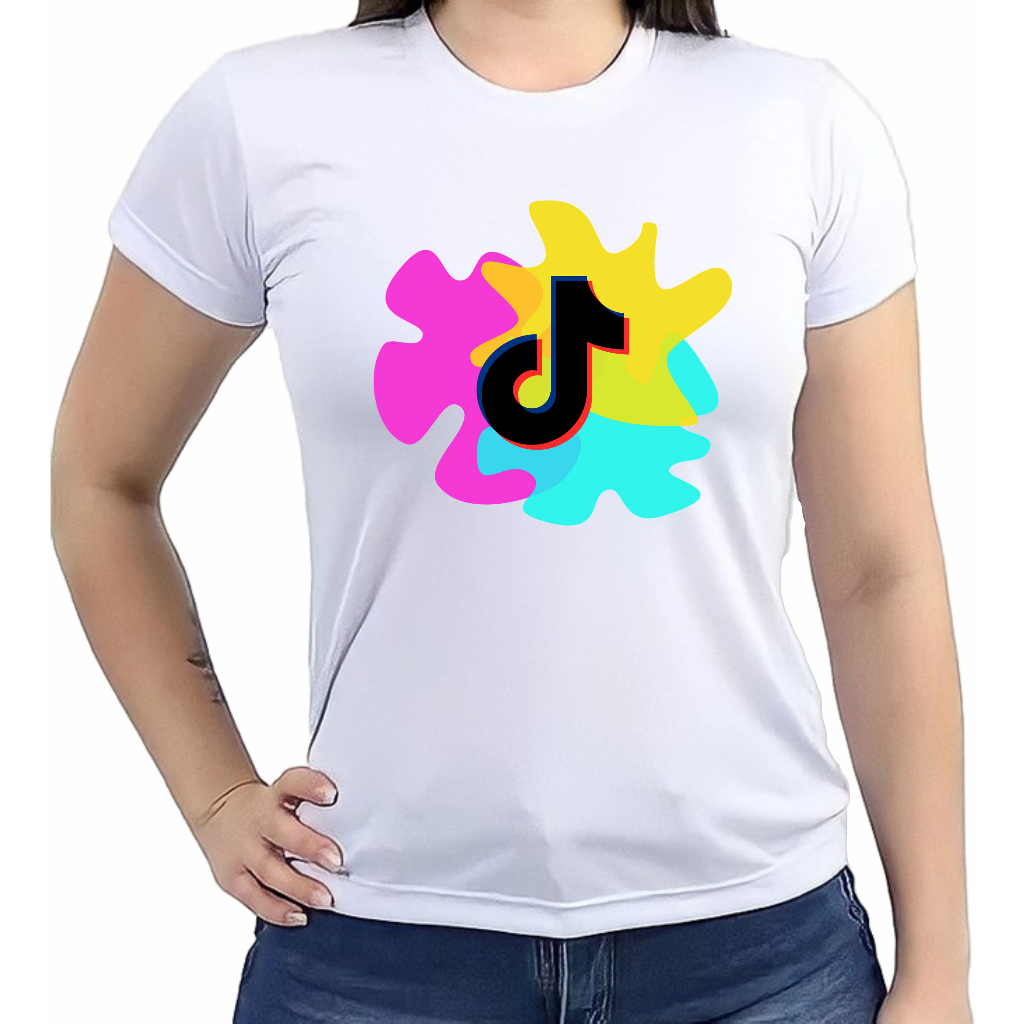 Camiseta Tik Tok T-Shirt Feminina | Shopee Brasil