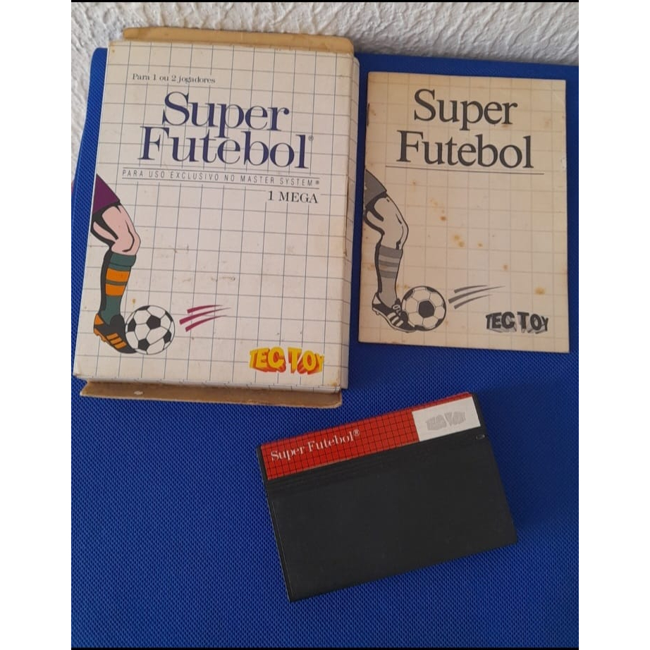 Master System Tectoy Super Futebol com Caixa e Manual (Leia Descrição ...