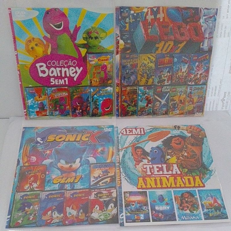 dvd coleção infantil kit 4 dvds raridade novo copia | Shopee Brasil