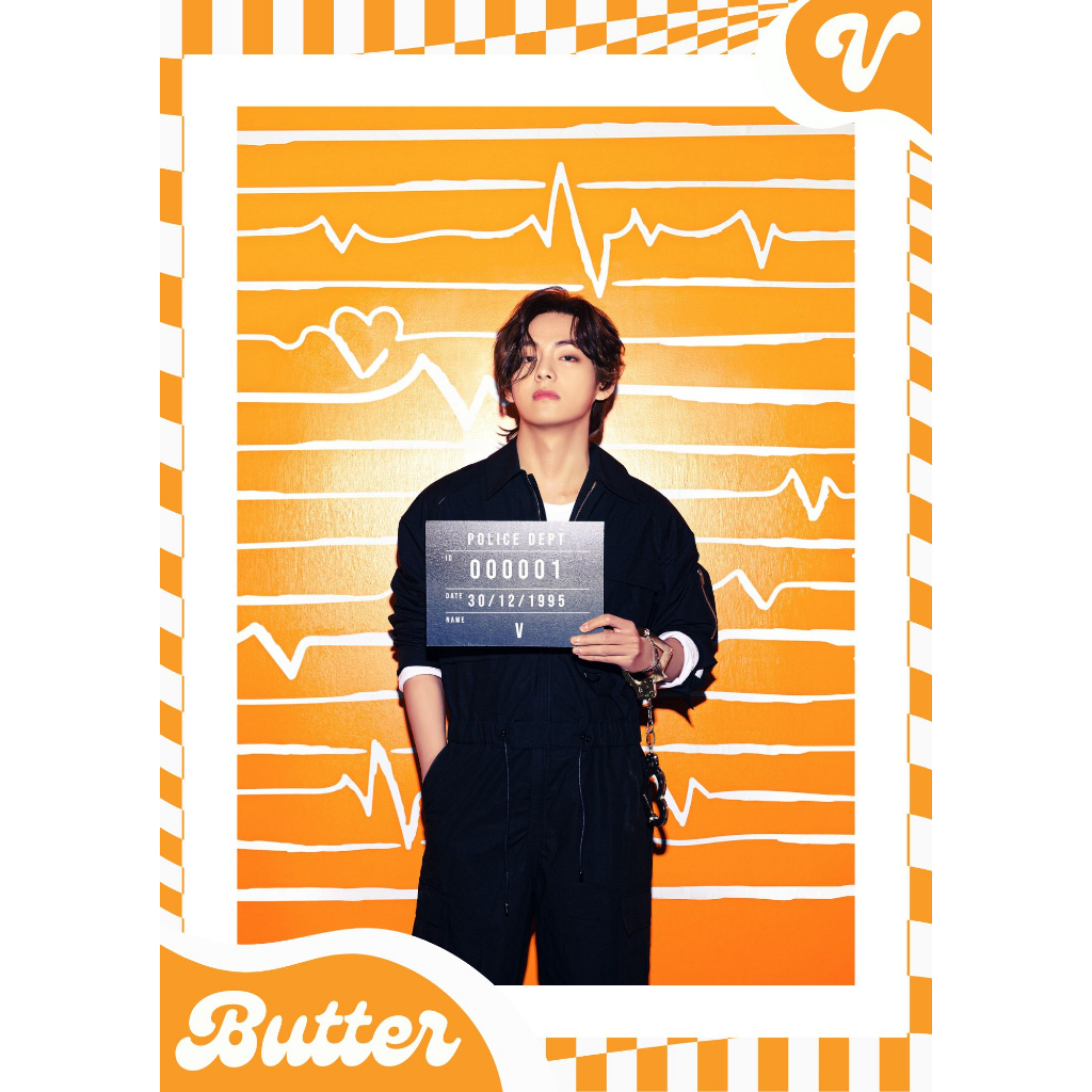 Poster BTS - V, Butter, A3 | Shopee Brasil