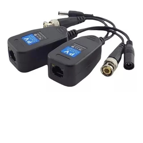 Power Balun Bnc Rj45 Hd 720p / Full Hd 1080p (par) | Shopee Brasil