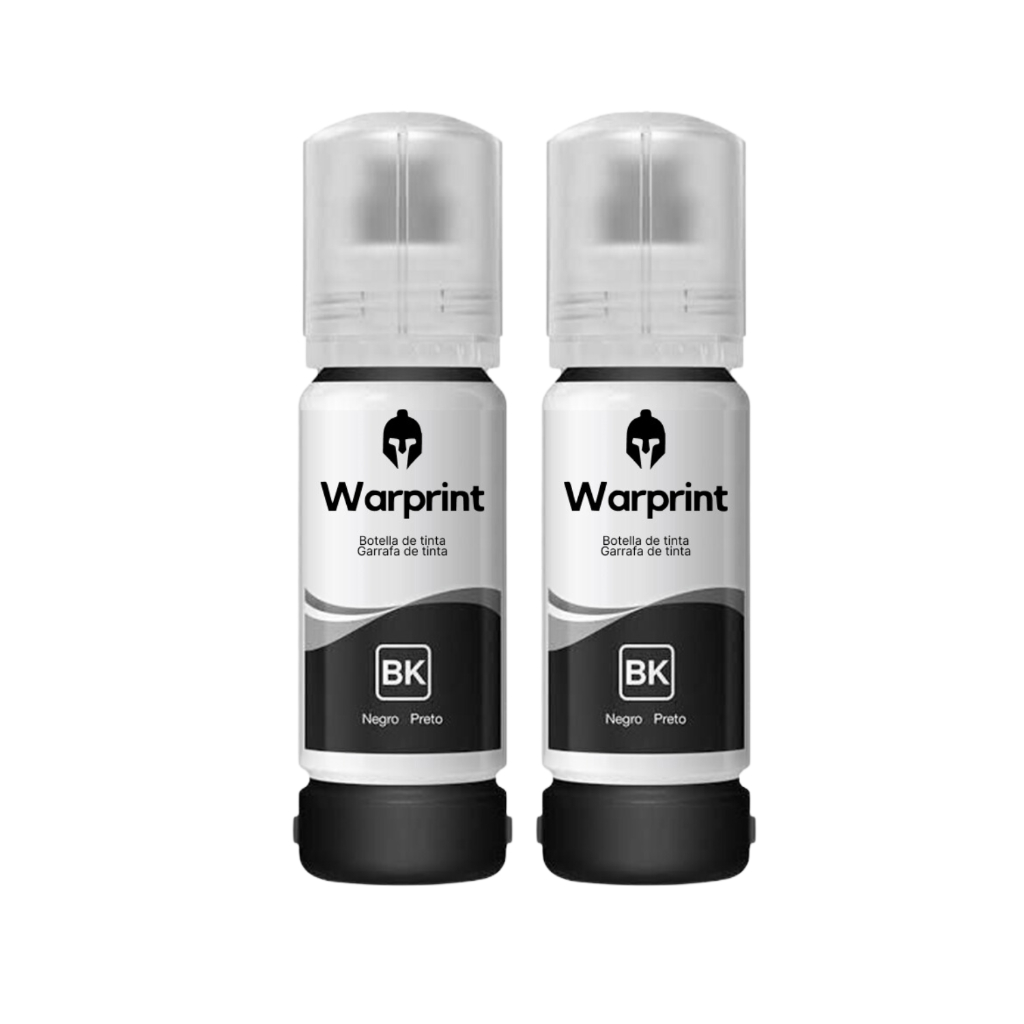 Kit 2 Tinta Preta Epson T544 L3110 L3150 L5190 L3250 L5190 L5290 L3210 | Shopee Brasil