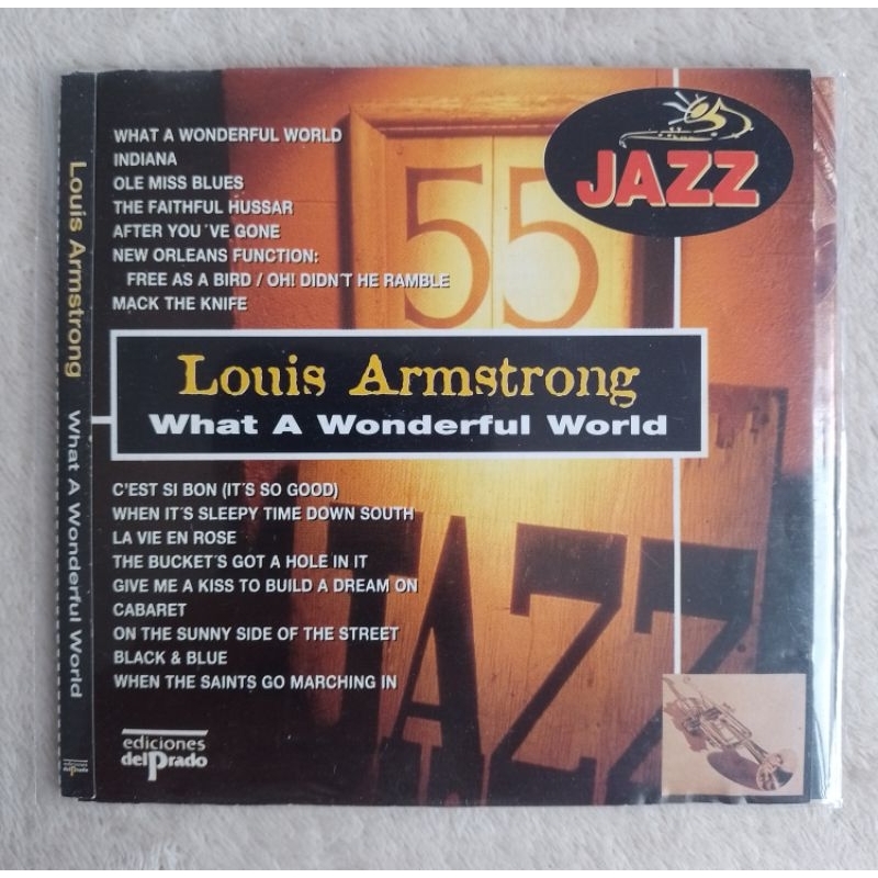 Cd Jazz Louis Armstrong What A Wonderful World | Shopee Brasil