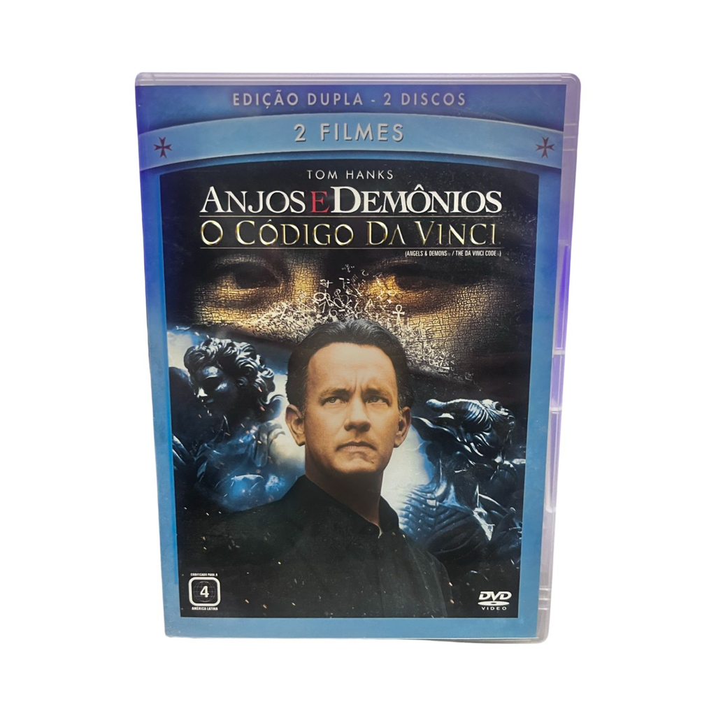 Dvd Anjos E Demonios / O Código Da Vinci | Shopee Brasil