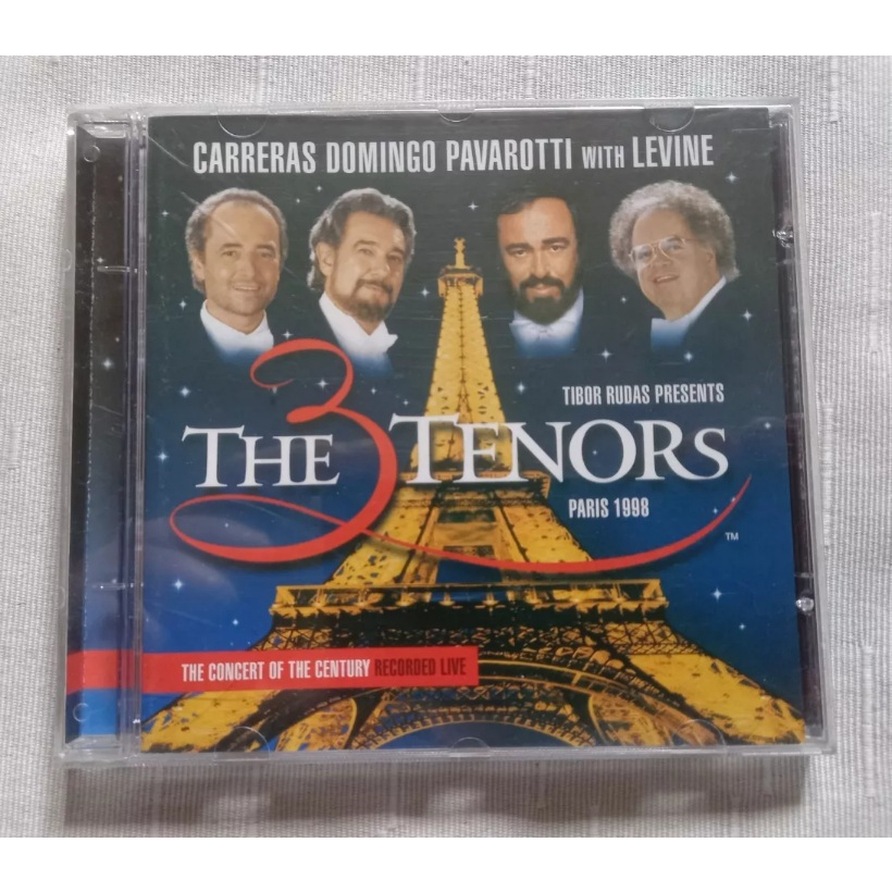 Cd - The 3 Tenors In Paris 98 - Carreras/ Domingo/ Pavarotti | Shopee ...