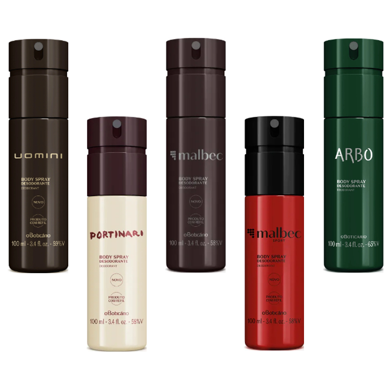 Desodorante Corporal Body Spray Masculino O Boticário | Shopee Brasil