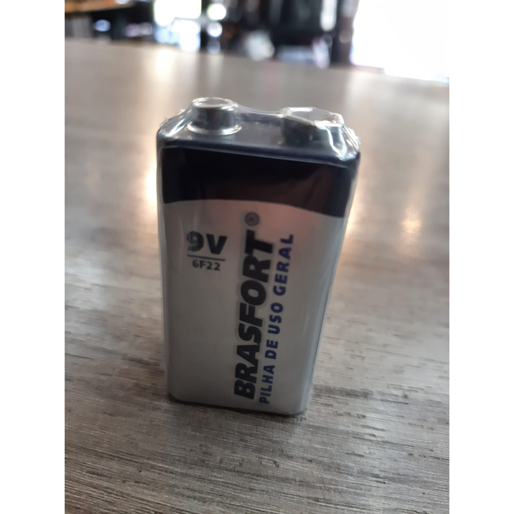 Bateria 9v Comun Brasfort embalagem com 2 - Para Controles Brinquedos ...