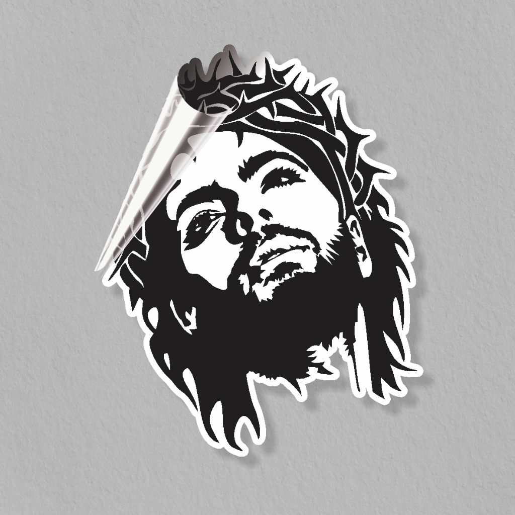 Adesivo_ Sticker _ Jesus _ | Shopee Brasil
