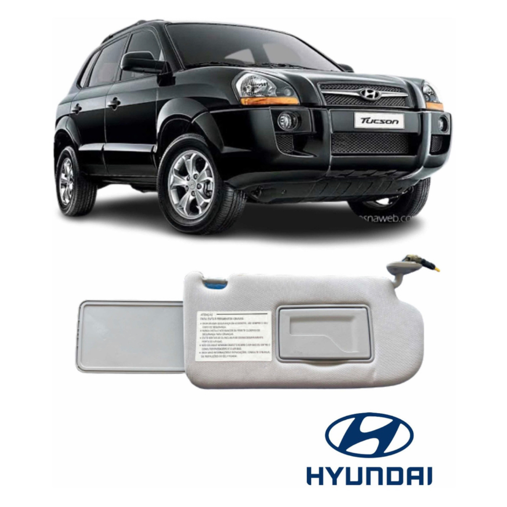 Quebra Sol Tucson Lado Direito Com Iluminação Original | Shopee Brasil