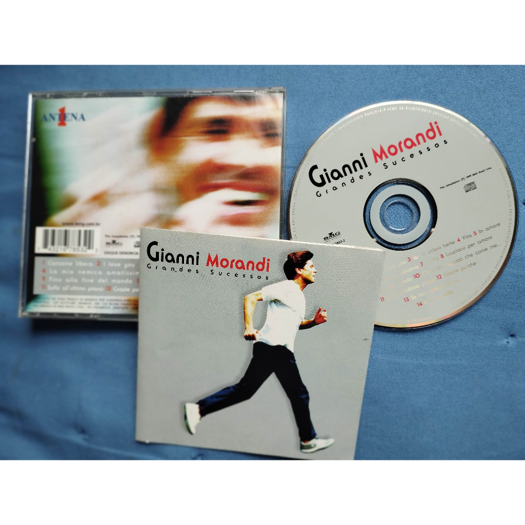 Cd - Gianni Morandi - Grandes Sucessos | Shopee Brasil