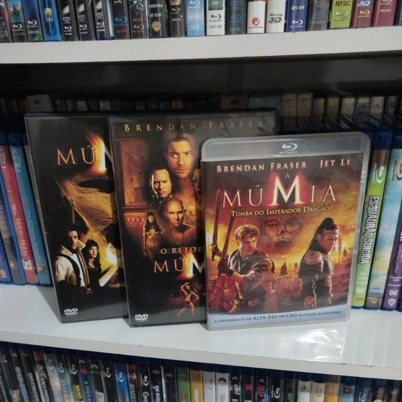 Trilogia Múmia (2 DVD's e 1 Bluray) | Shopee Brasil