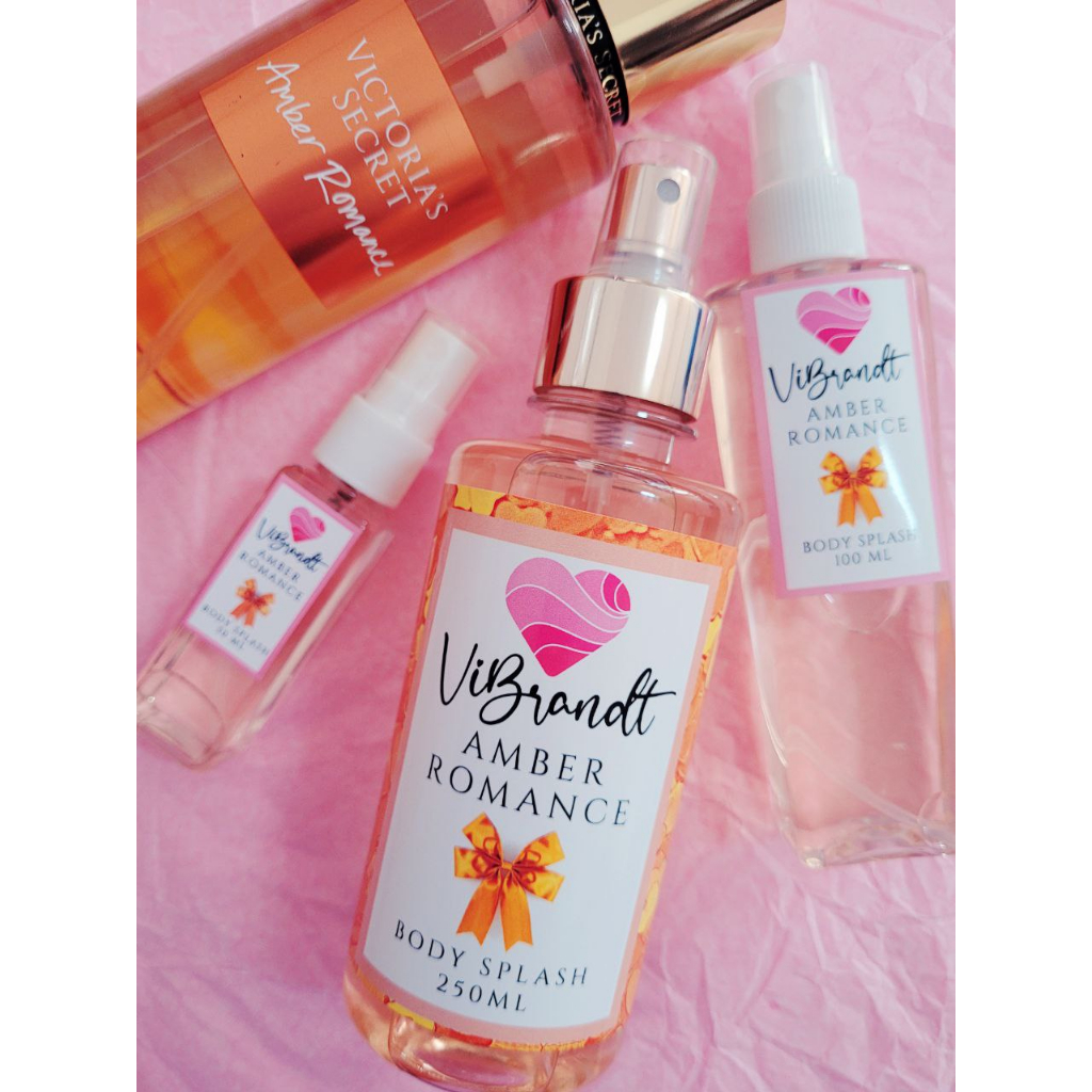 Body Splash Amber Romance. ViBrandt | Shopee Brasil