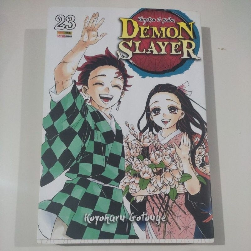 mangá de demon slayer - volume 23 (final) | Shopee Brasil