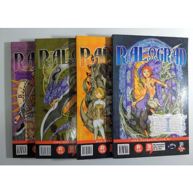 Coleção De Mangás - Blue Dragon Ral Grad 05 Volumes | Shopee Brasil