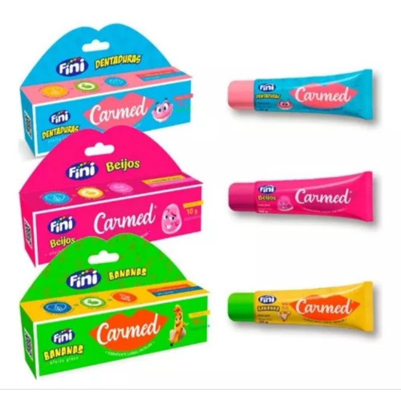 Hidratante Labial Carmed Fini 10g | Shopee Brasil