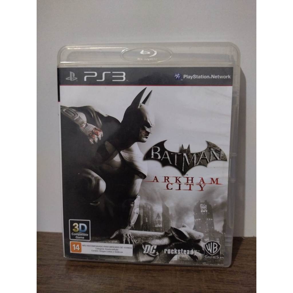 Batman Arkham City PS3 mídia física | Shopee Brasil
