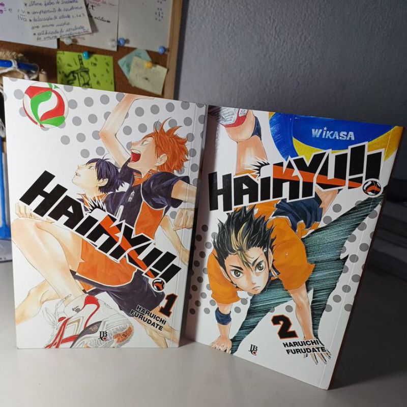 kit mangás haikyuu! vol 1 e 2 big JBC | Shopee Brasil
