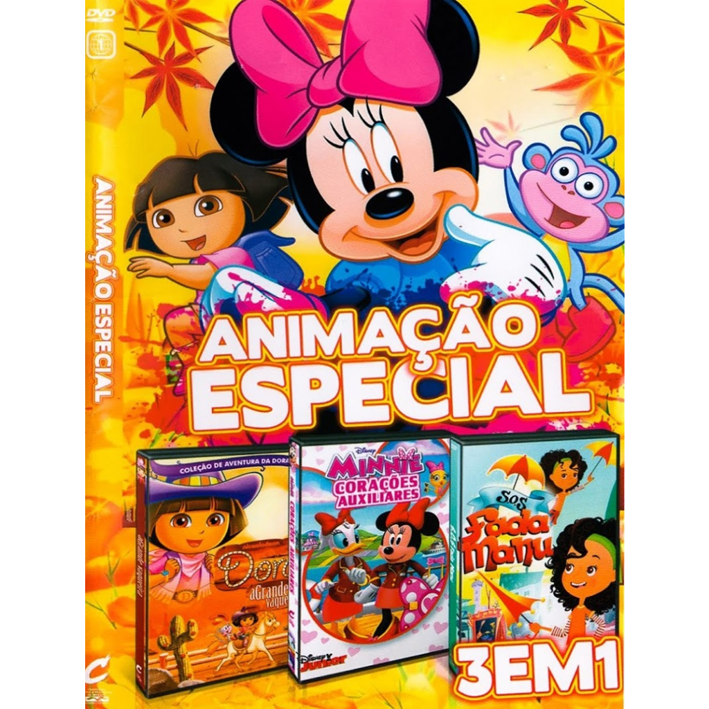 Desenho Coleção Animação especial ( Dora, Mickey e MInnie e fada Manu ...