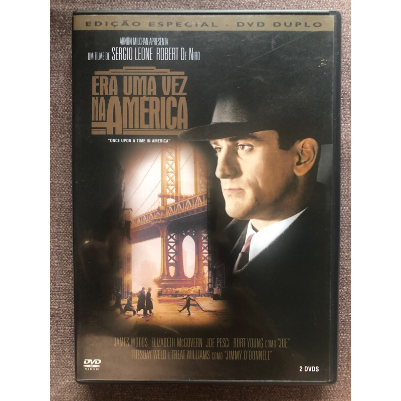 DVD Era Uma Vez Na América - IMPECÁVEL | Shopee Brasil
