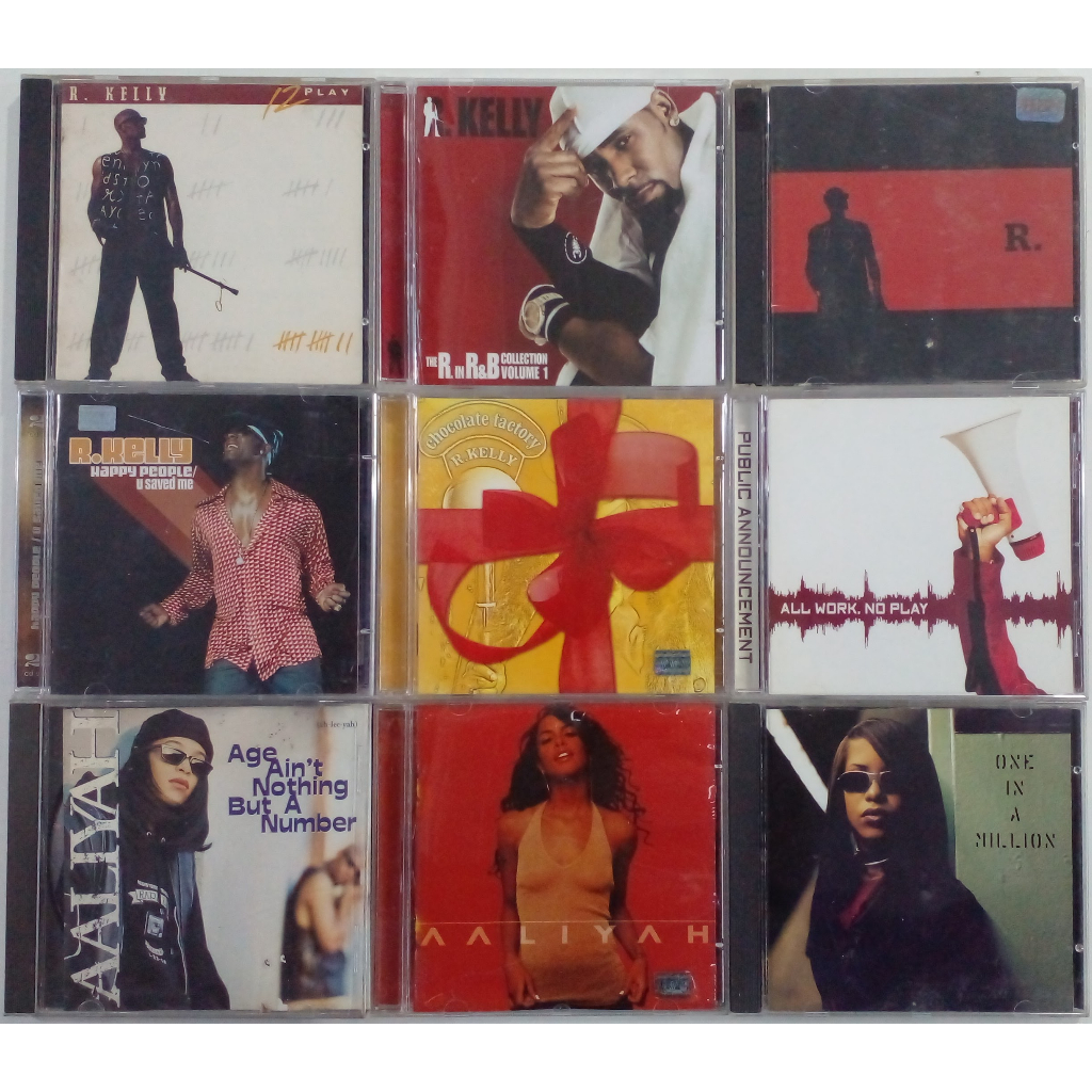 CD R.Kelly Aalyah Álbuns de Carreira Sucessos Original Gravadora Á ...