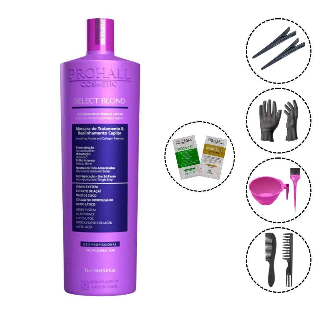 Prohall Escova Progressiva Sem Formol Select Blond 1l | Shopee Brasil Prohall Escova Progressiva Sem Formol Select Blond 1l | Shopee Brasil
