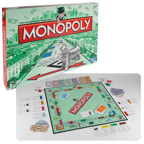 Jogo de tabuleiro Monopoly Hasbro | Shopee Brasil
