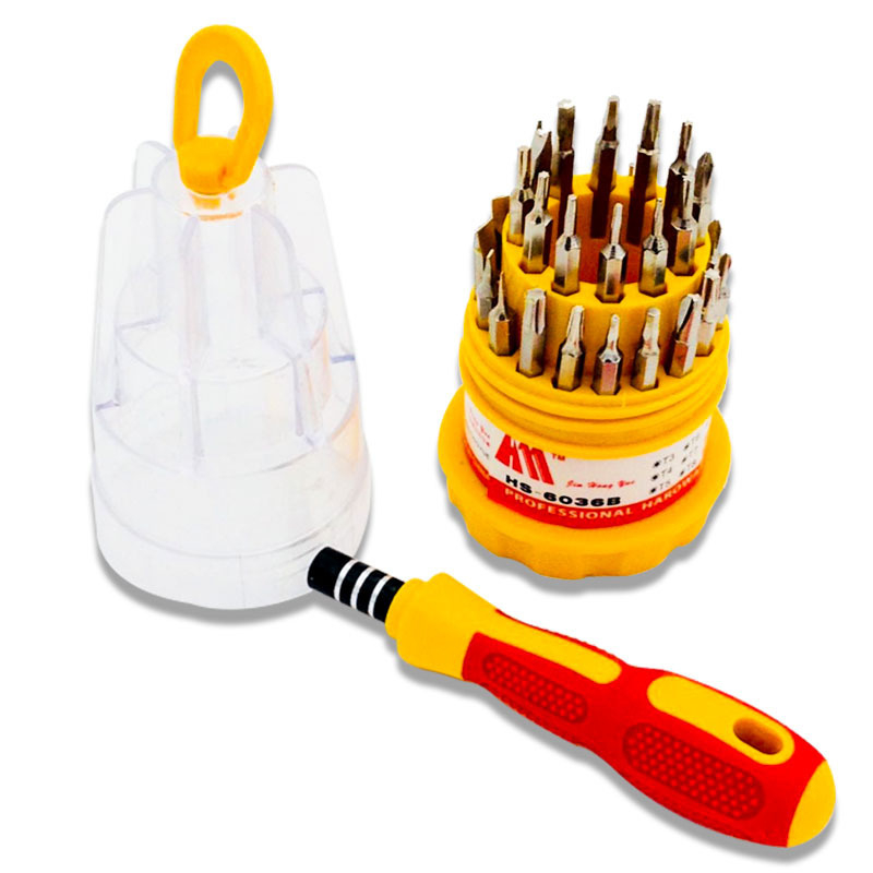 Kit Chave de Precisão 31 em 1 Bits e Chave Acoplável | Shopee Brasil