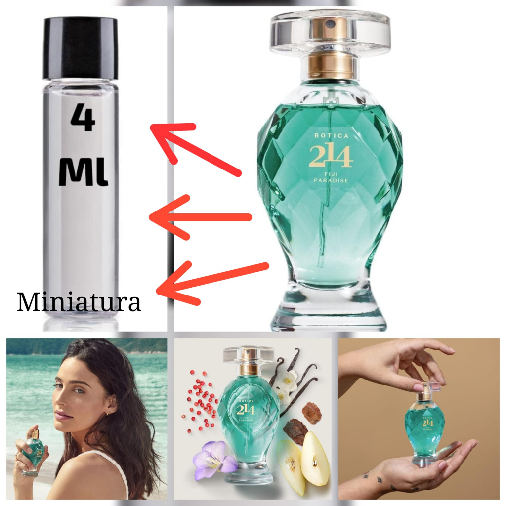 BOTICA 214 FIJI PARADISE PERFUME MASCULINO E FEMININO O BOTICARIO ...