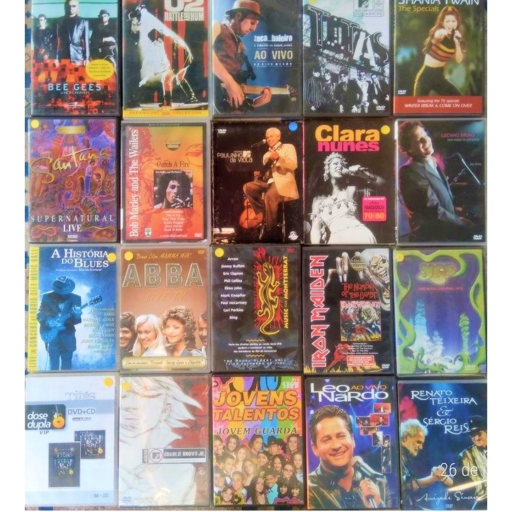 Dvds e Blu-Rays Musicais - Shows - Nacionais - Avulsos - Original | Shopee Brasil